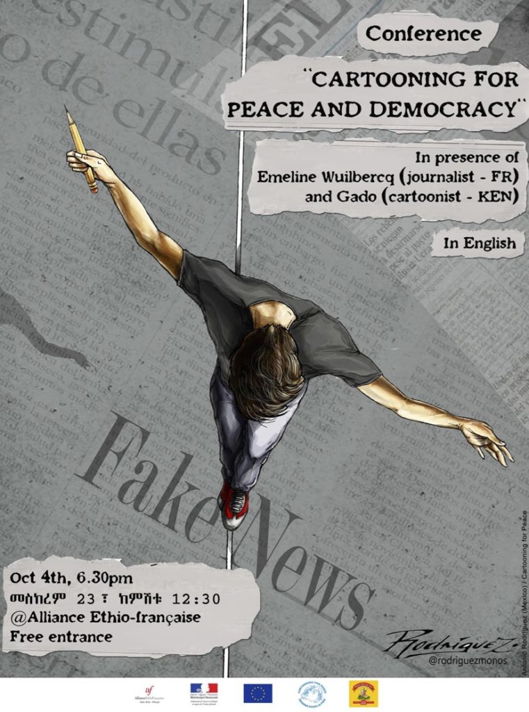 Conference “Cartooning for Peace and Democracy” - Cartooning for Peace