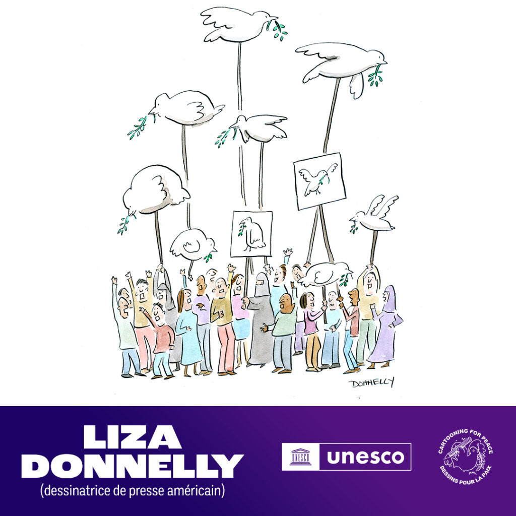 Cartooning for Peace et UNESCO s’associent autour de la Journée mondiale de la liberté de la ...