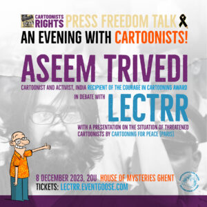 Cartooning for Peace joins Aseem Trivedi (India) and Lectrr (Belgium ...