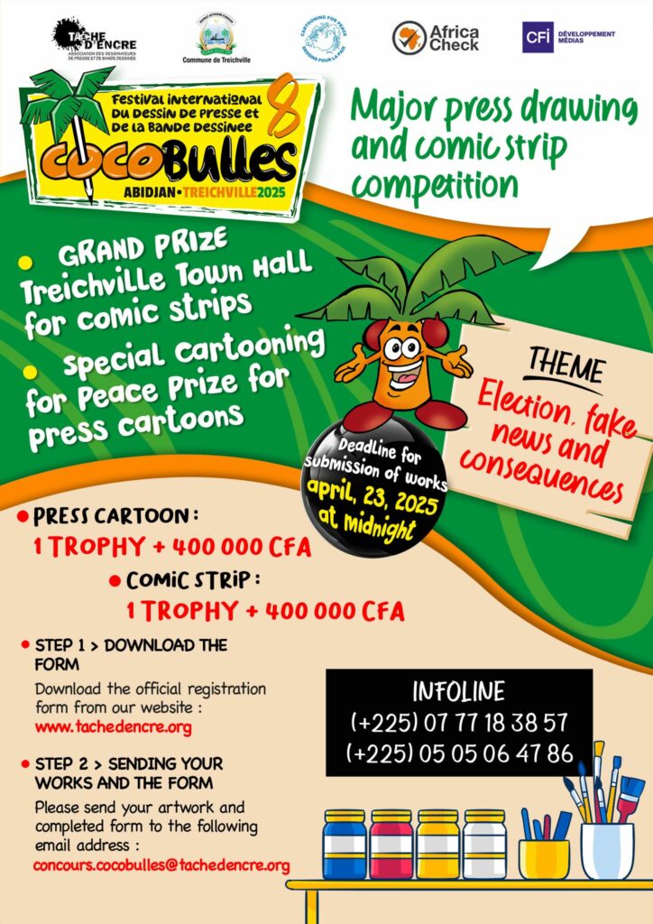 The Coco’Bulles Festival, of which Cartooning for Peace is a partner ...