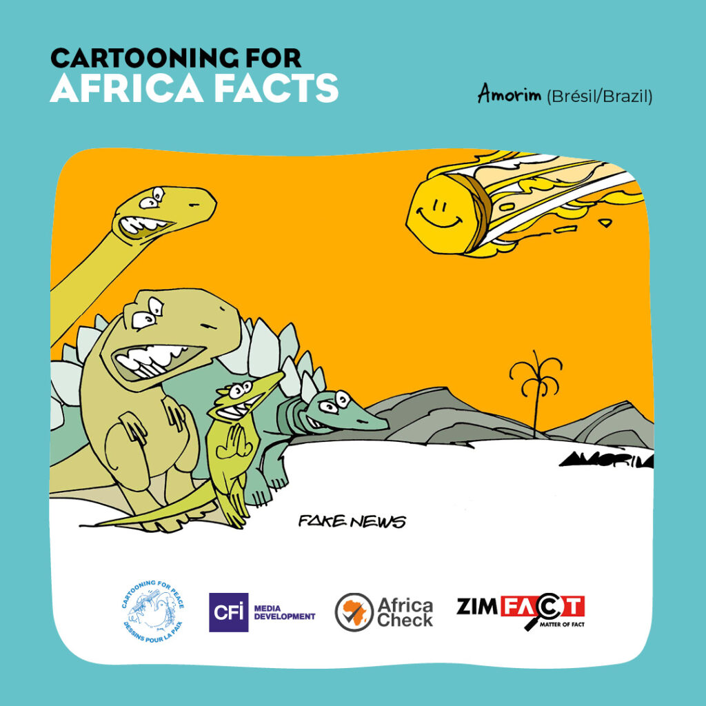 A cartoon campaign “Cartooning for Africa Facts” for the publication of ...