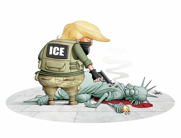 Minneapolis: a testing ground for authoritarianism - Cartooning for Peace